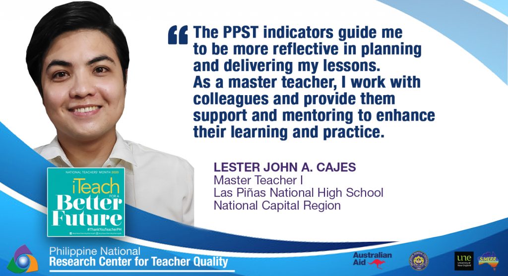 ‘How the PPST helps my professional practice as a master teacher ...