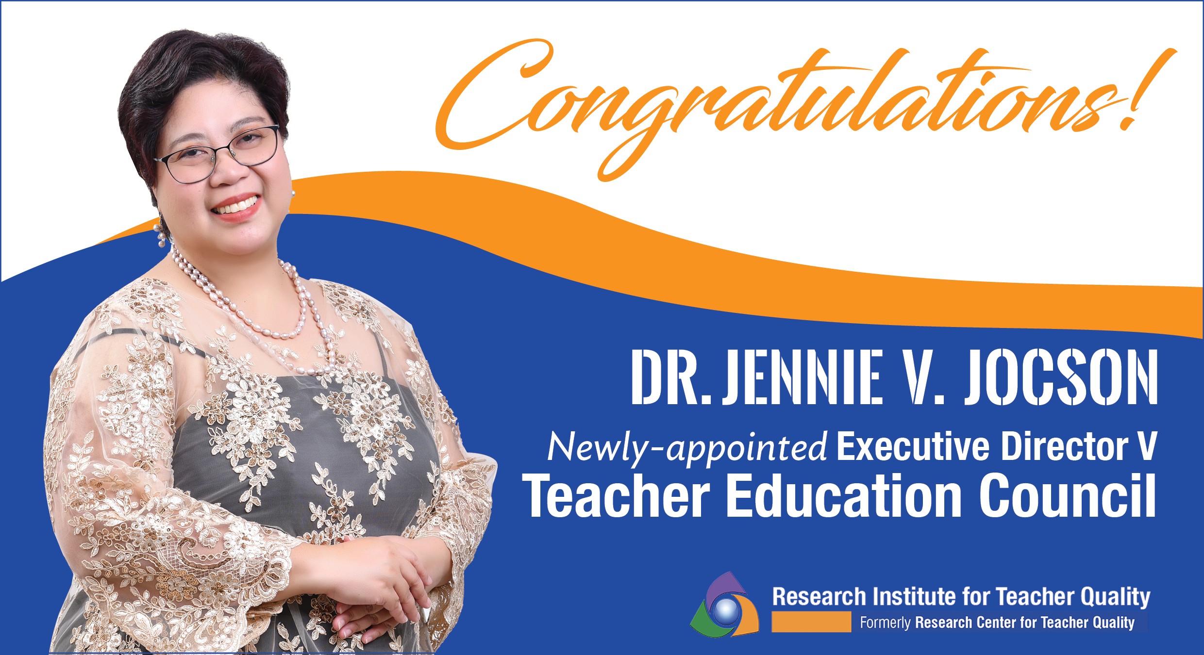 RITQ Director Dr. Jocson appointed new head of ‘stronger, more ...